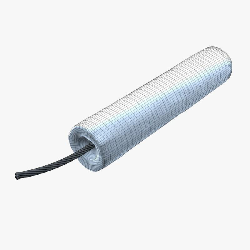 Firecracker 3d model | Best Of 3d Models